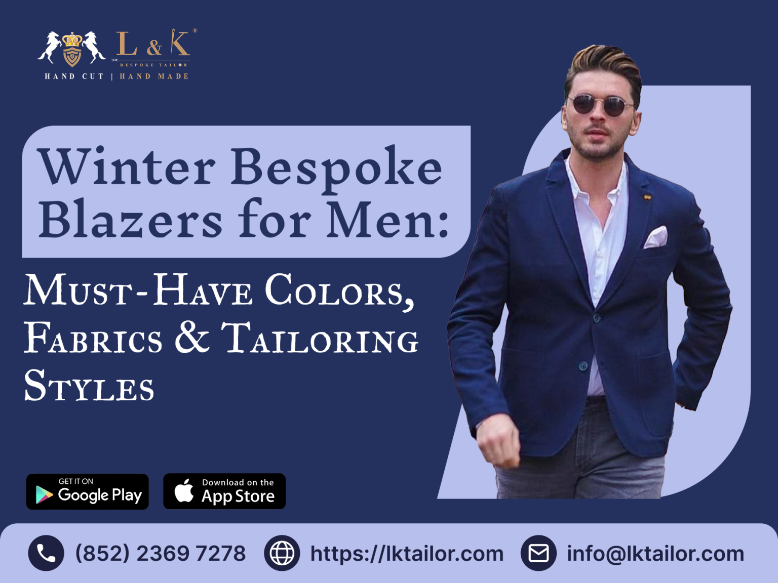 Winter Bespoke Blazers for Men: Must-Have Colors, Fabrics & Tailoring ...