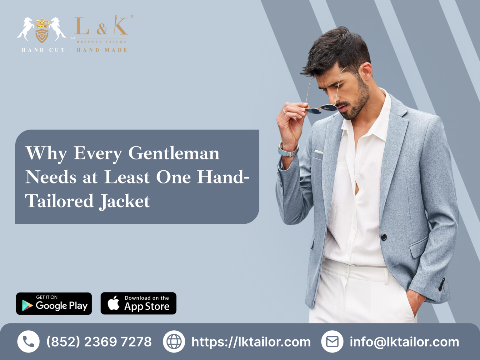 Why Every Gentleman Needs at Least One Hand Tailored Jacket