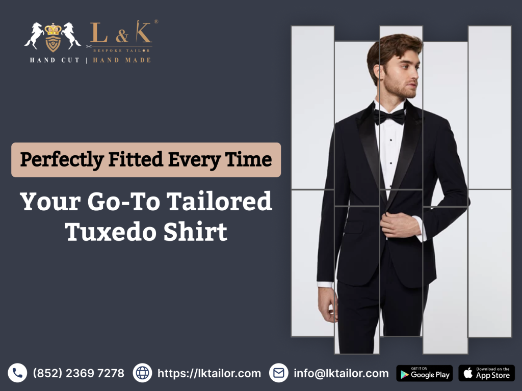 Perfectly Fitted Every Time: Your Go-To Tailored Tuxedo Shirt