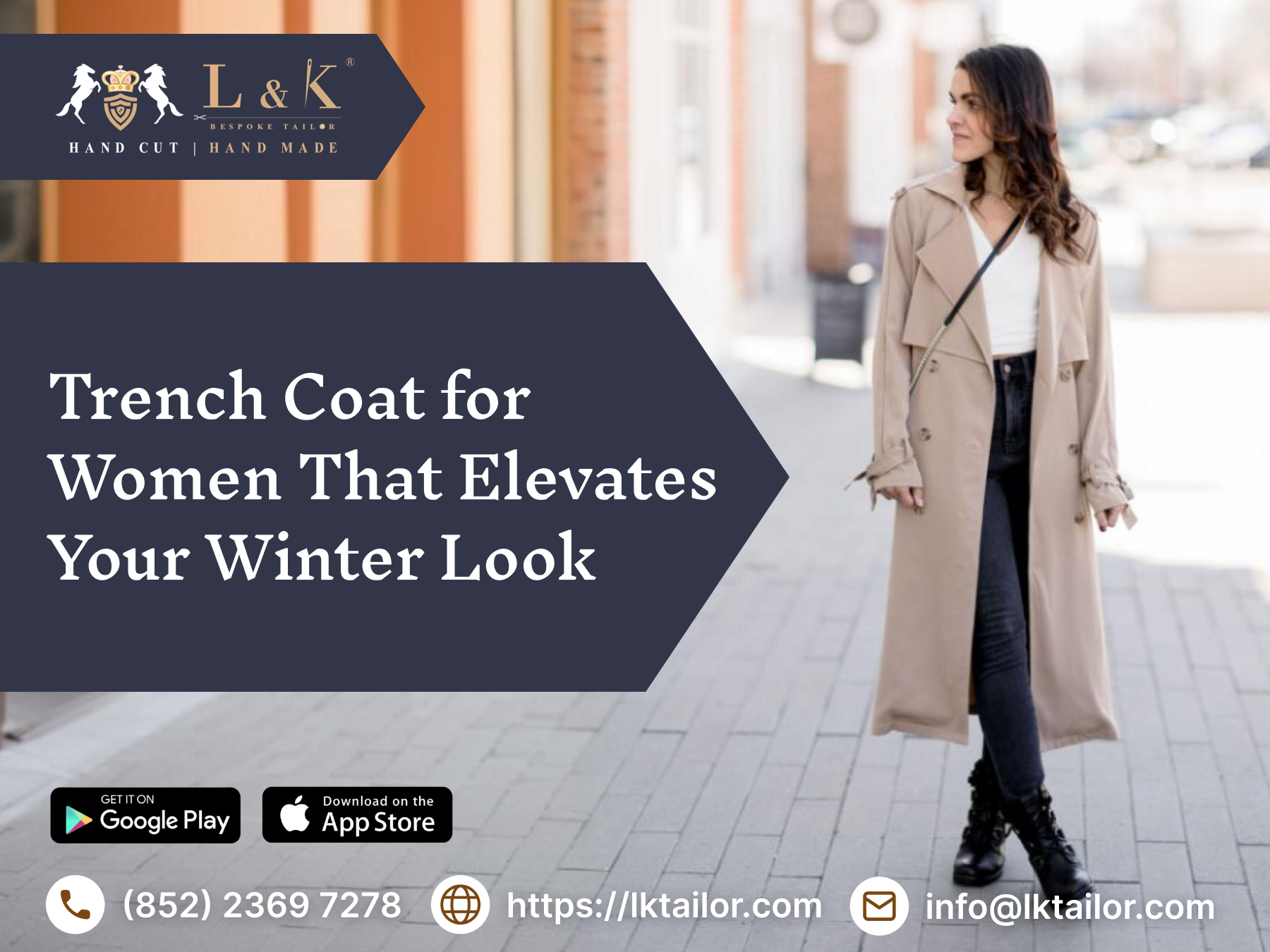 Trench Coat for Women That Elevates Your Winter Look - L & K Bespoke ...