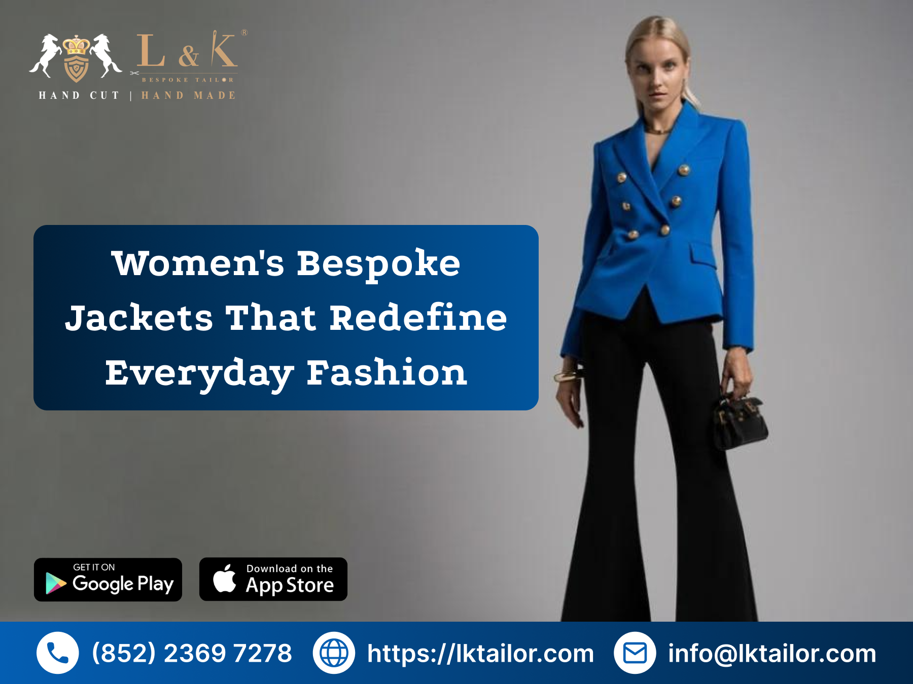 Women’s Bespoke Jackets That Redefine Everyday Fashion - L & K Bespoke ...